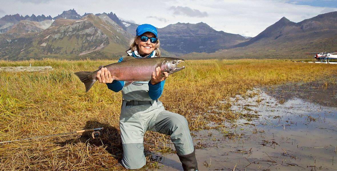 Coho Salmon Fishing Fishing - Rainbow King Lodge Alaska